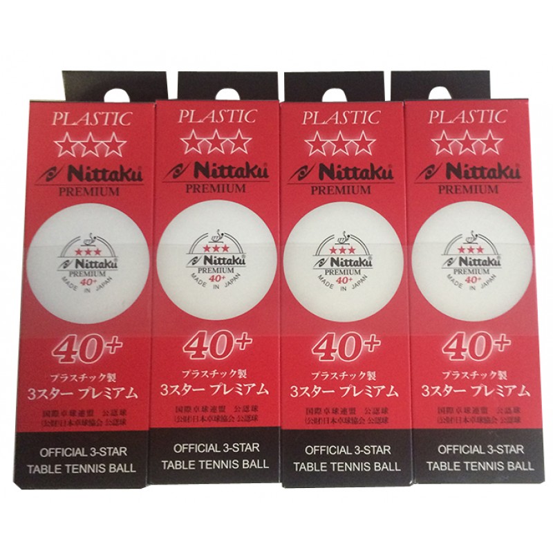 NITTAKU 40+ 3-STAR PREMIUM BALLS | Bridgeport Sports Club
